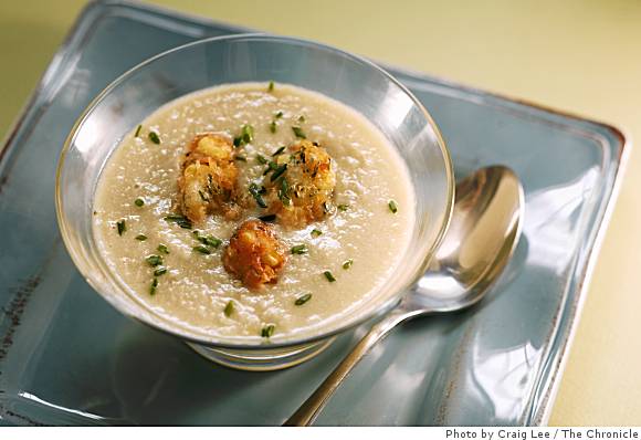 Soup toppings make the meal