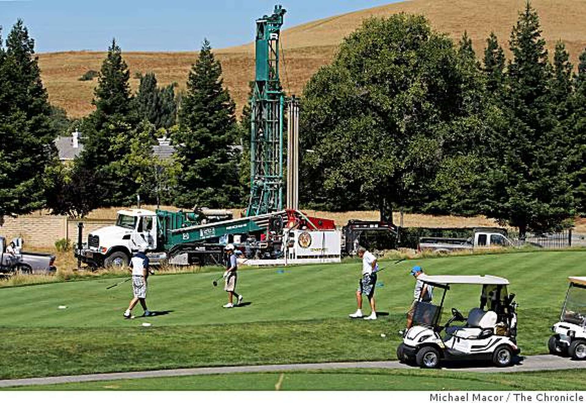 Golf courses try to play through drought