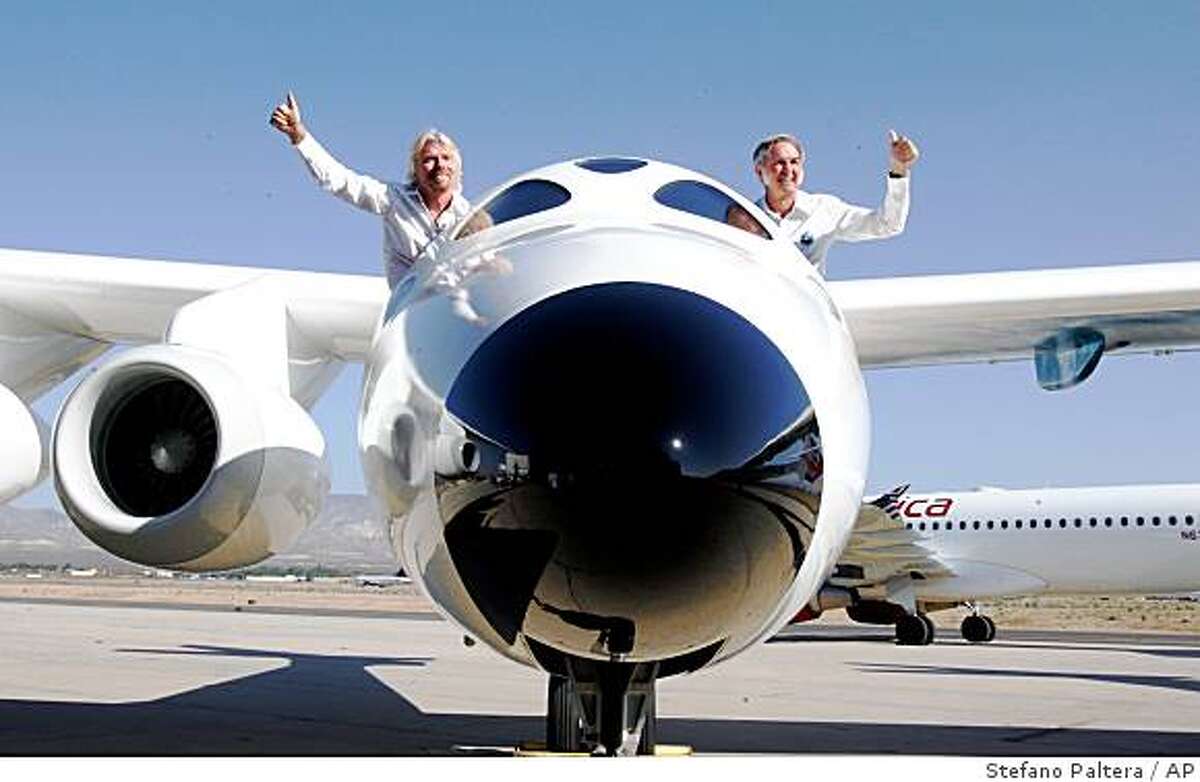 Virgin Galactic unveils mother ship