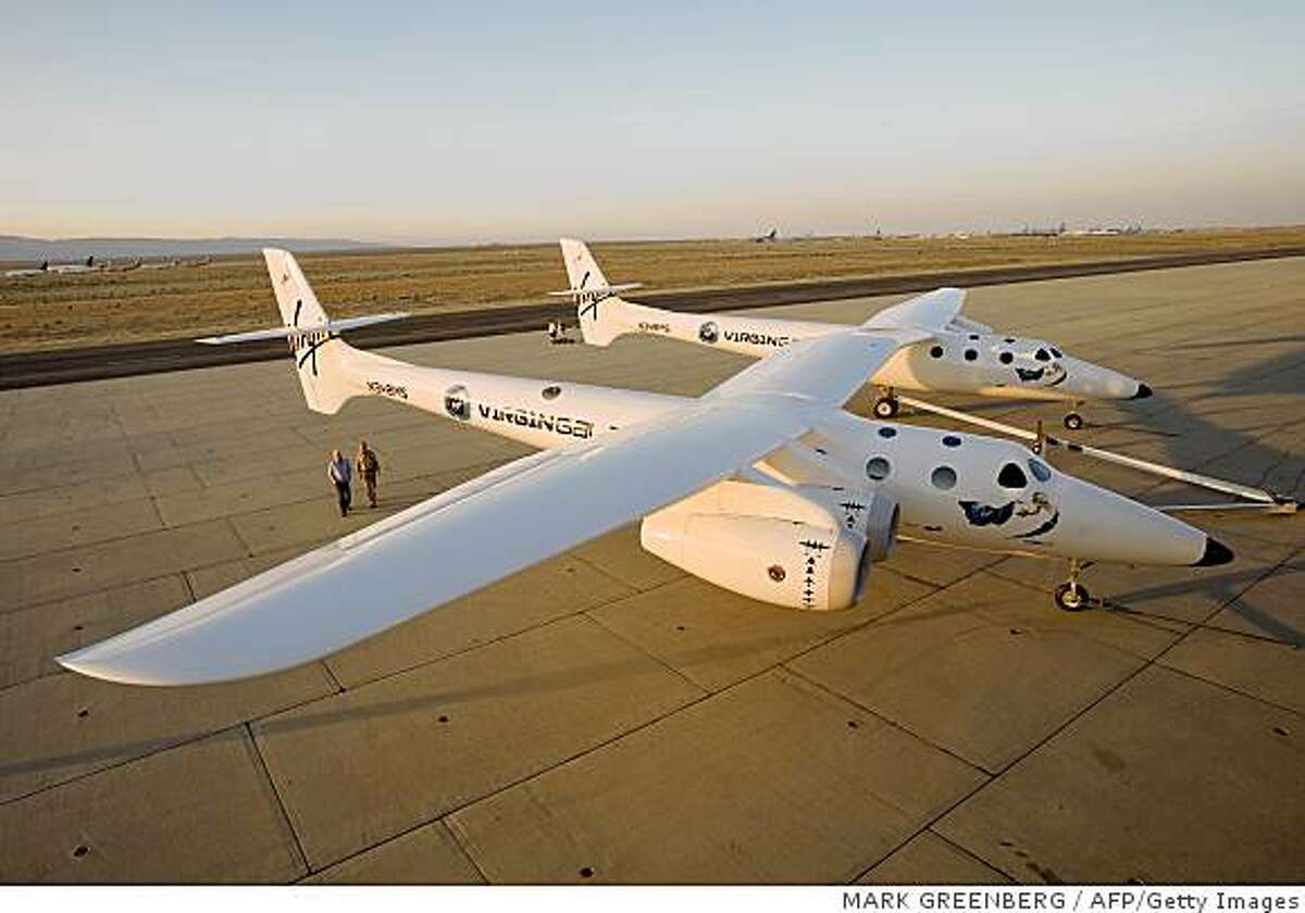 Virgin Galactic unveils mother ship