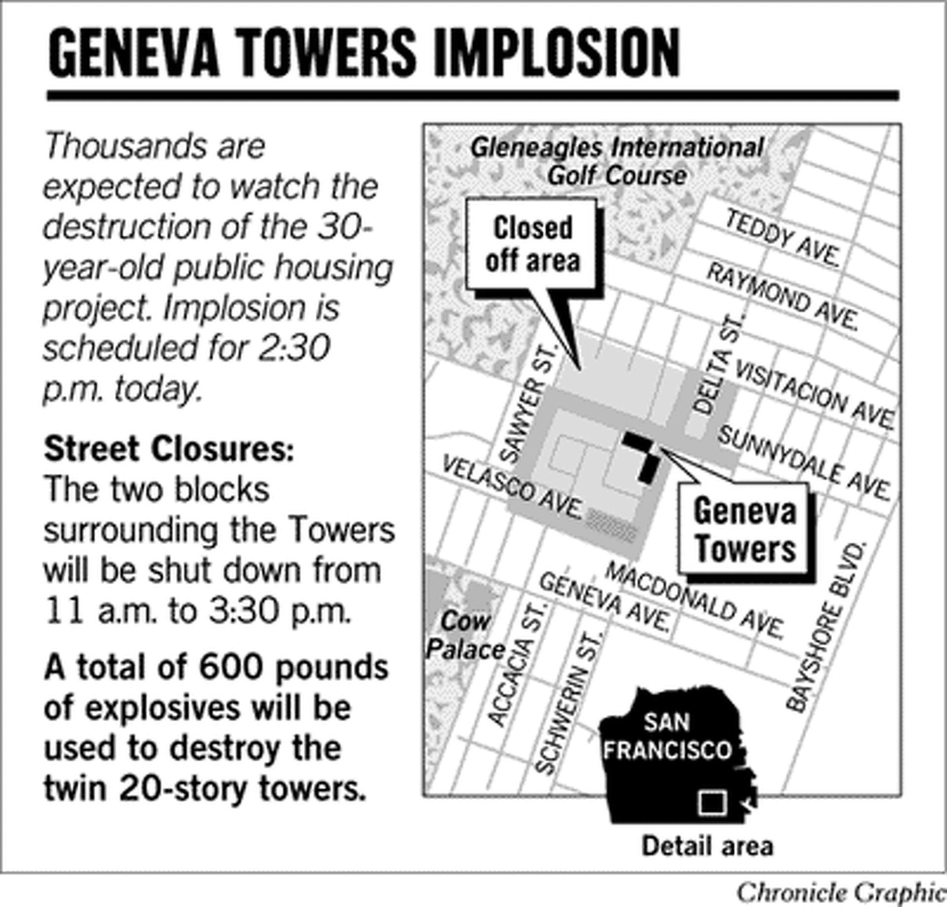 Geneva Towers To Tumble / Troubled S.F. public housing project to be ...
