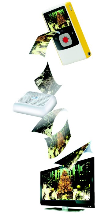 Set-top box brings Flip videos to TVs