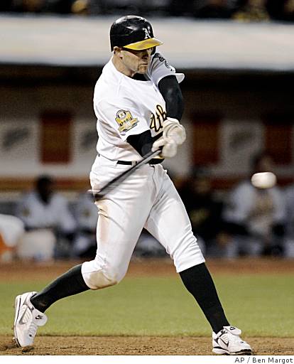 Crosby's 'single' lifts A's in 9th