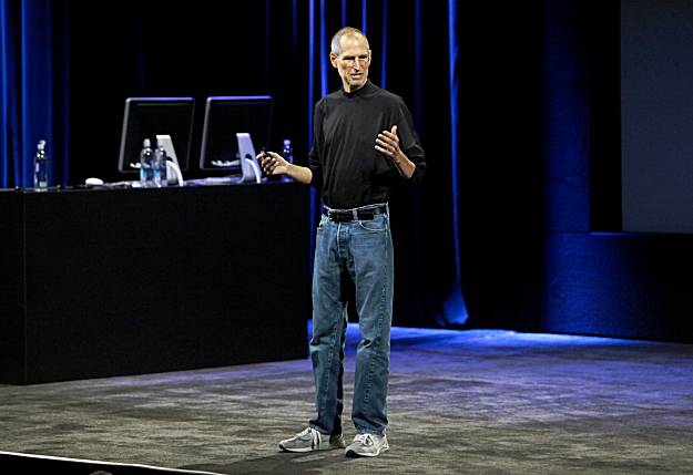 Apple's Jobs says he loves being back