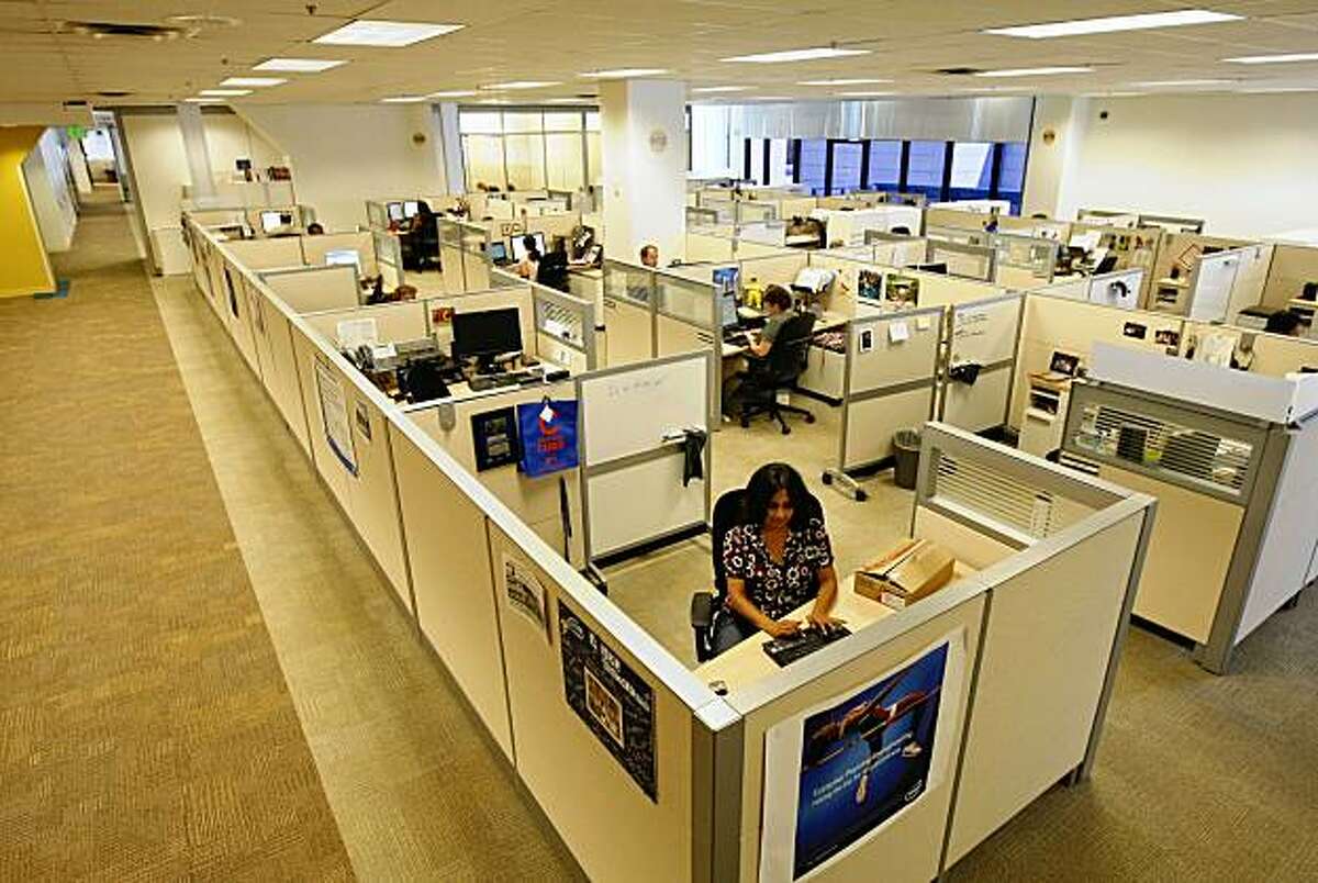 Slimmed-down companies rethink office space