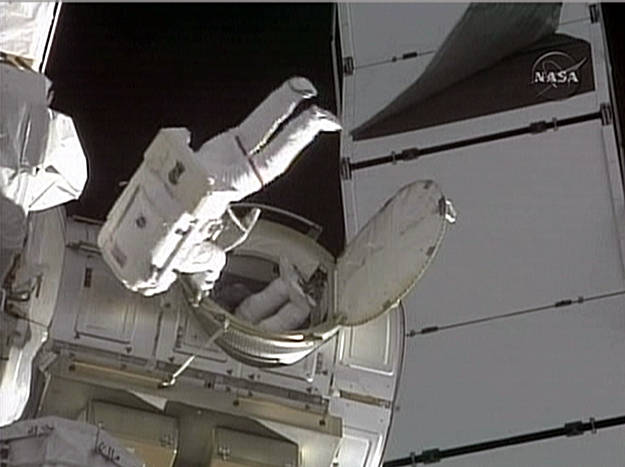 Treadmill named for Colbert unloaded in space