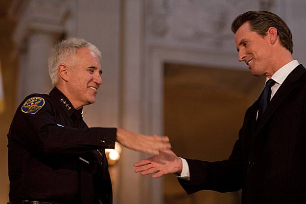S.F. police chief's 2nd swearing in draws crowd
