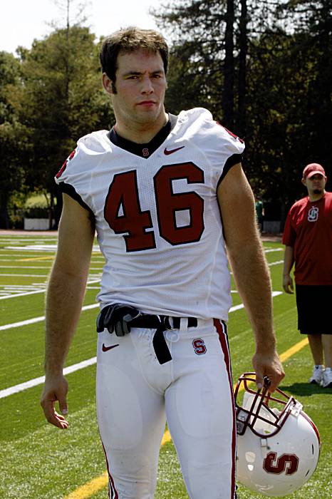 Ex-swimmer tries to make Stanford football team