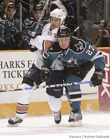 Oilers put stop to Sharks streak