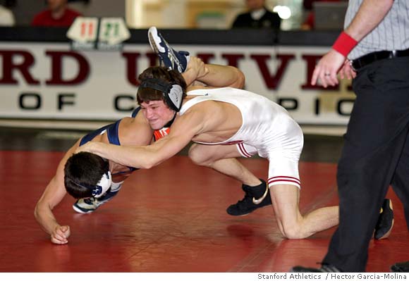 Stanford wrestler shoots for greatness