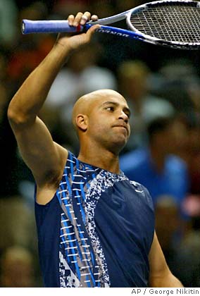 Blake shakes off upset, steams past Warburg