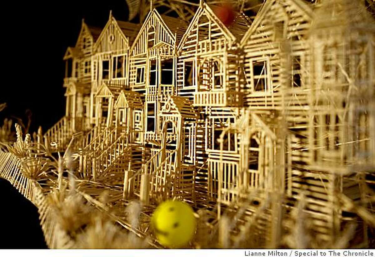 Toothpick sculpture re-imagines S.F.
