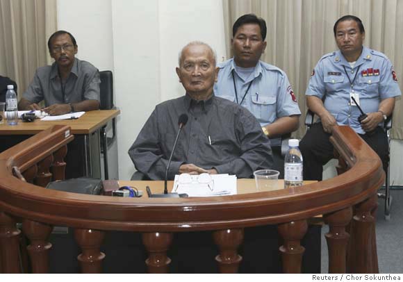 No. 2 to Pol Pot appears at hearing in Cambodia