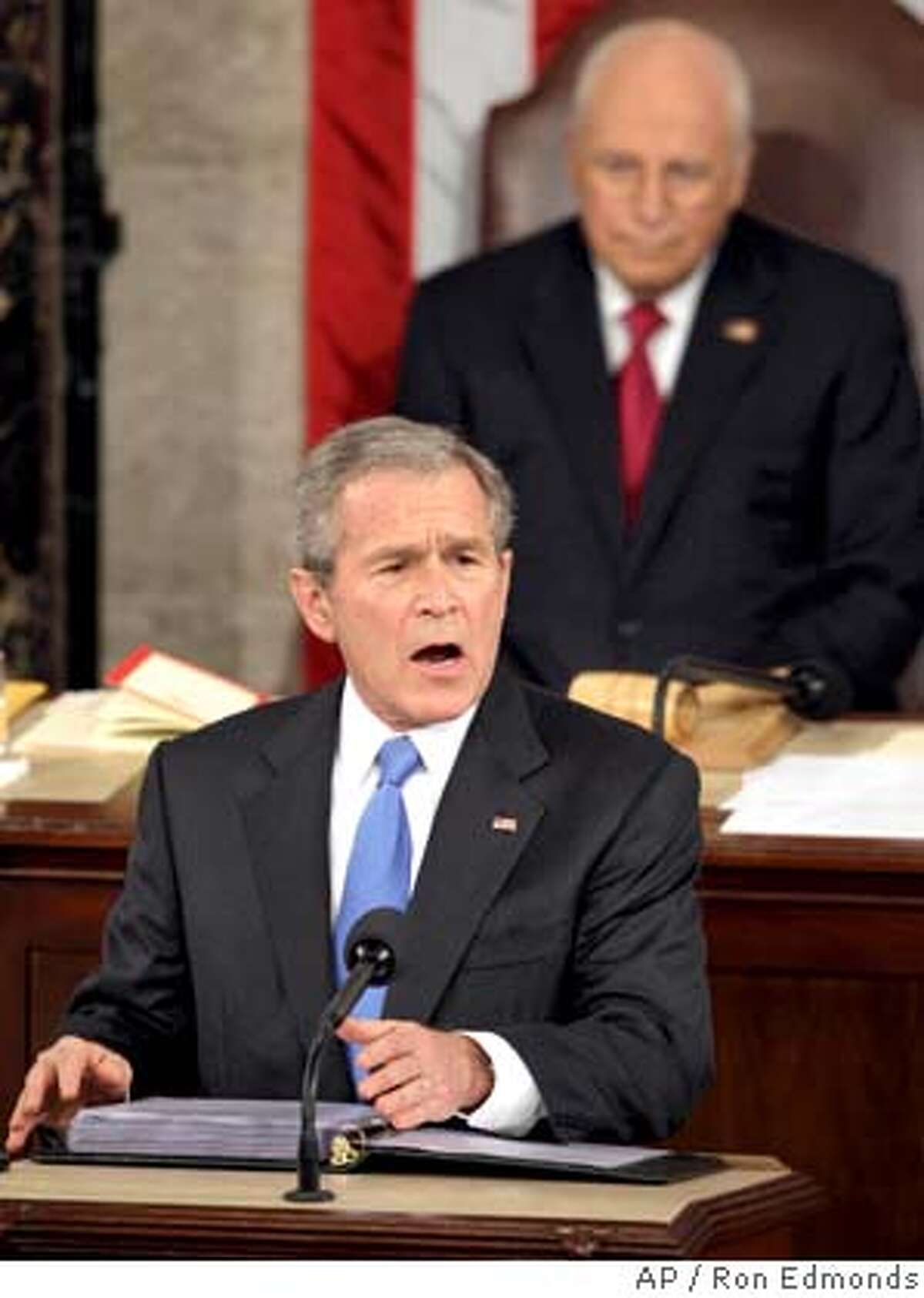 Dems, economy upstage Bush's speech