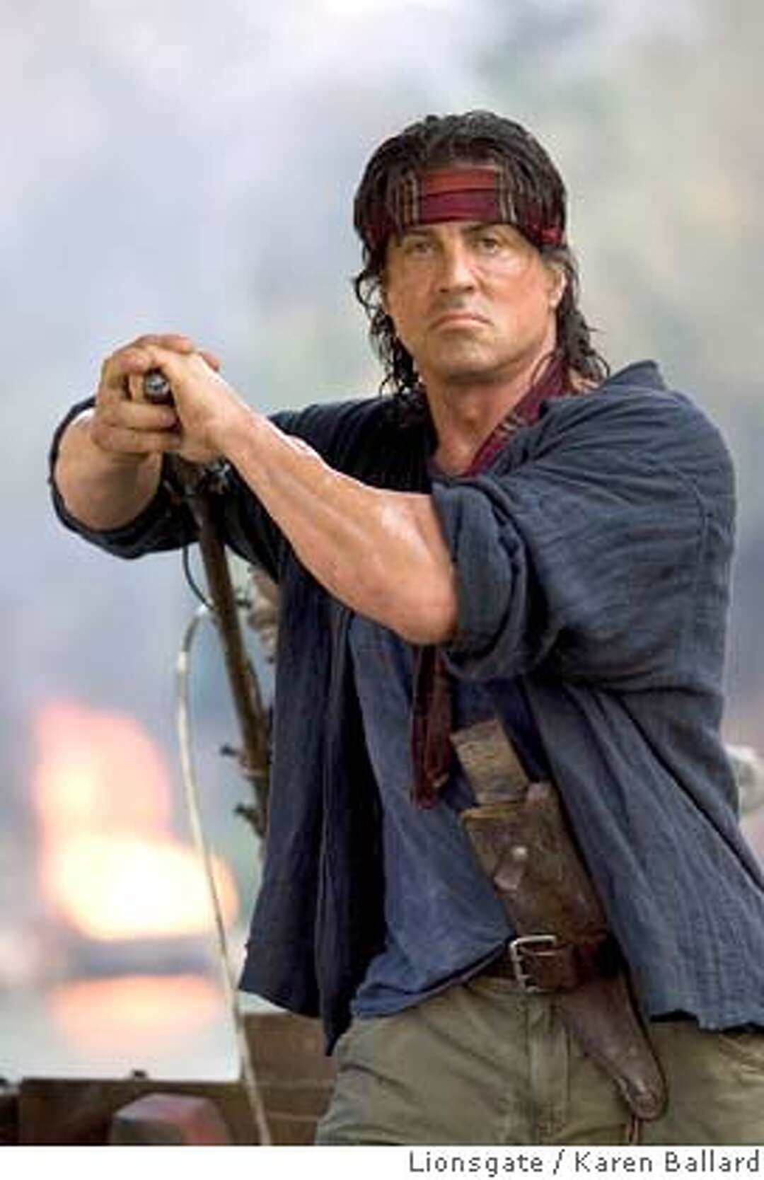 'Rambo' - There will be blood. And rippled muscle.