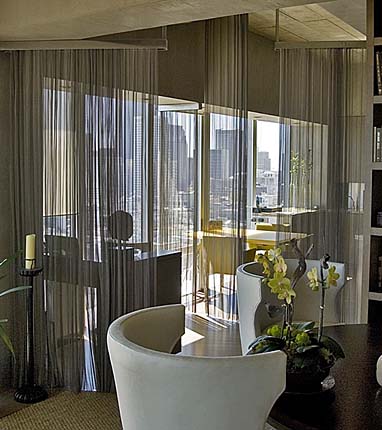 A stylish, inexpensive way to divvy up space in home