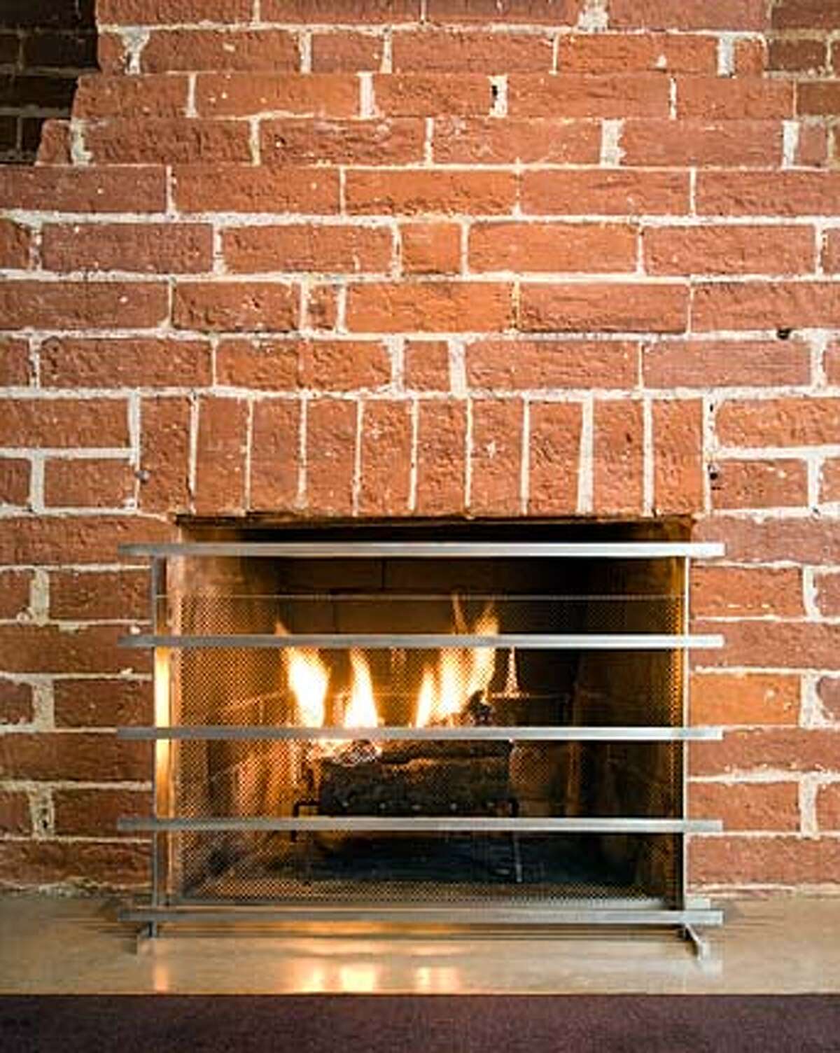 Fireplace screens with creative spark