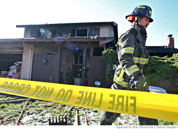 Police look for man after house fire kills grandfather, baby grandson