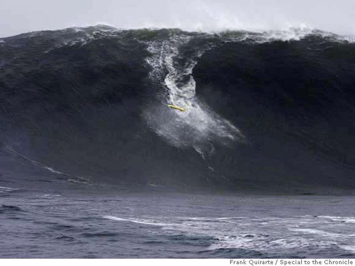 Master surfer cheats death in biggest swell of season at Maverick's
