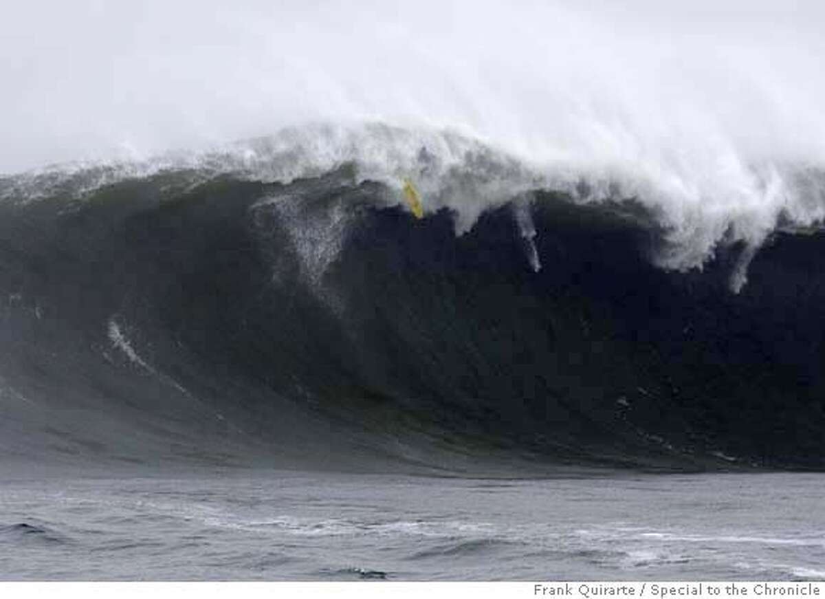 Master surfer cheats death in biggest swell of season at Maverick's