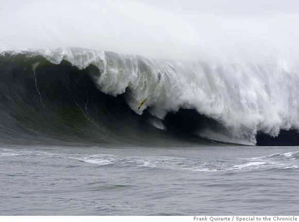 Master surfer cheats death in biggest swell of season at Maverick's