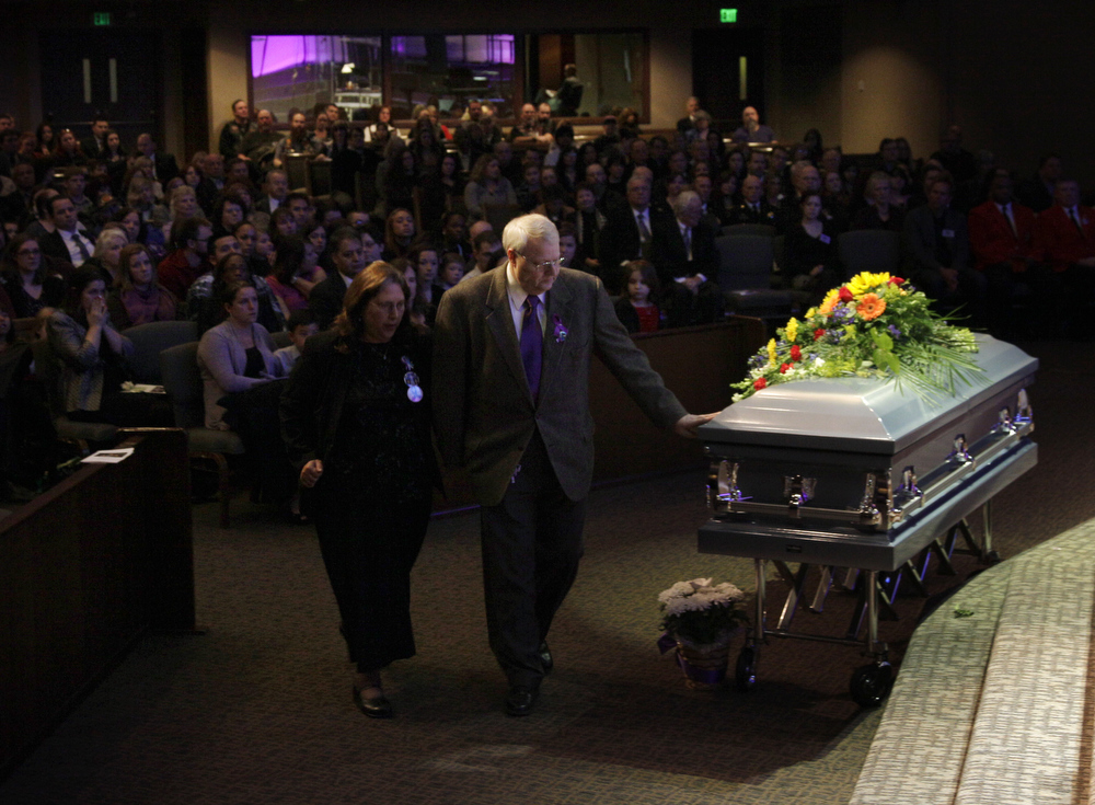 Funeral for Braden and Charlie Powell