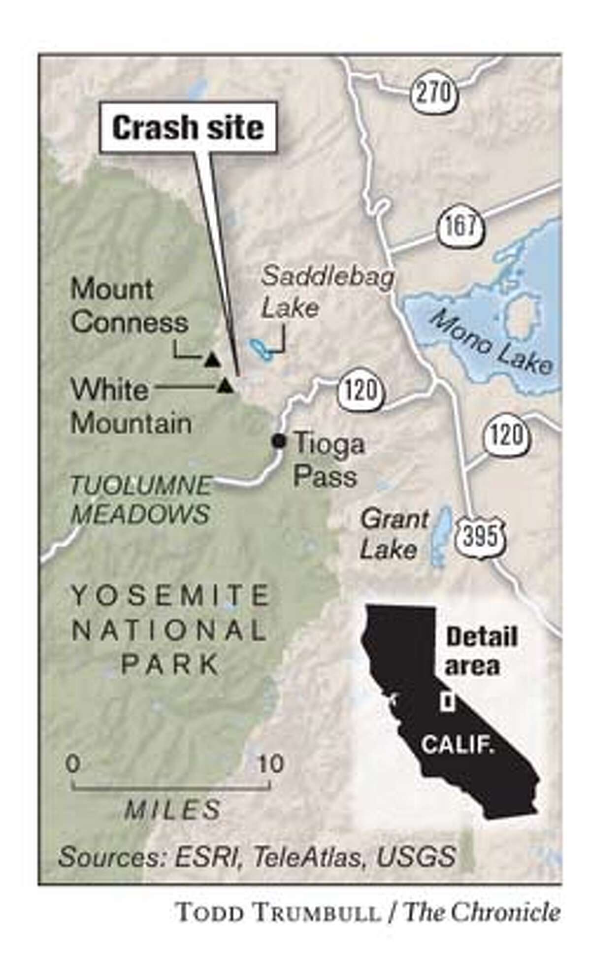 Emotional trek to Sierra crash site for man who lost legs at age 10