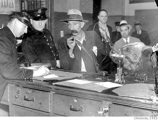 Wayback Machine: Man and bear arrested in San Francisco in 1932