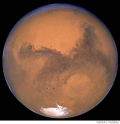 There was fog on Mars last night / 500 neck-craners at telescope party