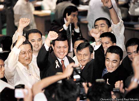 Philippine House Votes To Impeach Estrada / Embattled president will ...