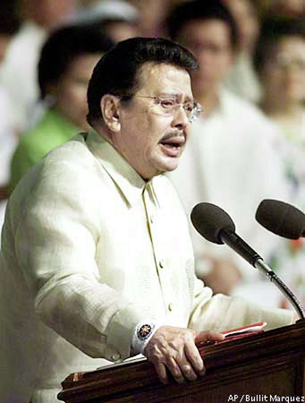 Philippine House Votes To Impeach Estrada / Embattled president will ... Philippine House Votes To Impeach Estrada / Embattled president will ...
