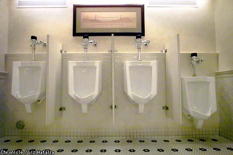 Shop Till You Drop -- Or Have to Go / Rest room guide for holiday buyers