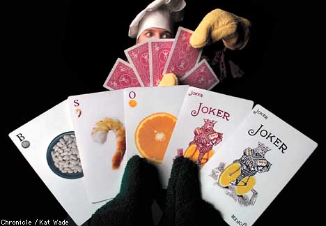 PLAYING THE WILD CARD / Here's what happens when you give chefs 3 ...