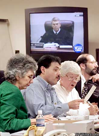 Florida Justices Grill Bush, Gore Legal Teams