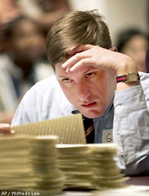 GOP Raises Ruckus Over Wayward Chad / Insults fly in recount room in ...