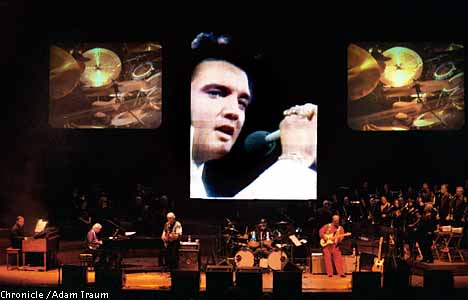 RESURRECTING THE KING / `Elvis: the Concert' returns the pop icon to ...