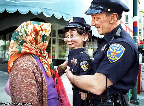 Puppet-wielding policeman gears up for another battle
