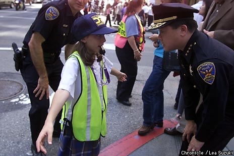 Kids Take Over Traffic Detail / Adults get lesson in pedestrian safety ...