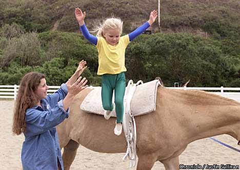 Kids Leap at Chance to Perform Acrobatics Atop Horses