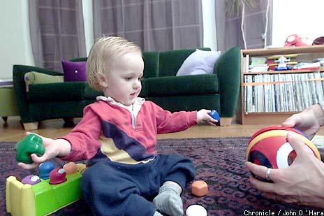 CHASING BABY / Parents of toddlers find ways to keep them safe at home