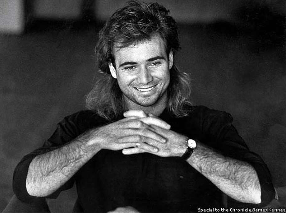 Agassi in Ascendance / Like a ball out of a fresh can, Andre Agassi ...
