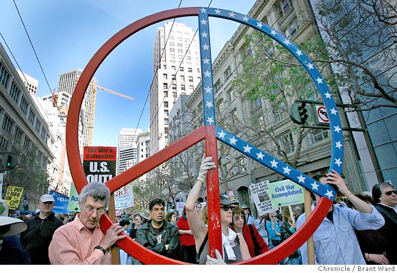 Protesters hold anti-war rally in S.F.