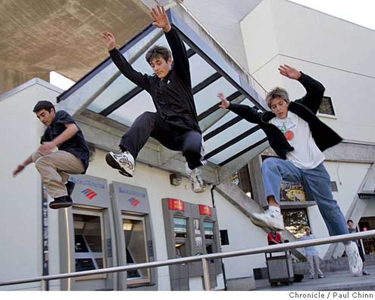 Parkour is a new craze in which kids treat the city as their gym ...