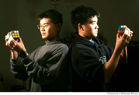 SAN FRANCISCO / Brothers square off in cubing contest