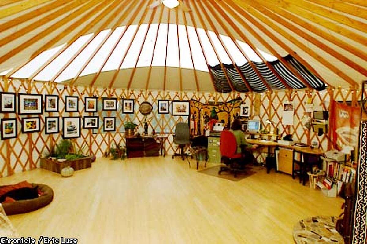 YEARNING FOR YURTS / Ancient architectural form is portable, cheap ...
