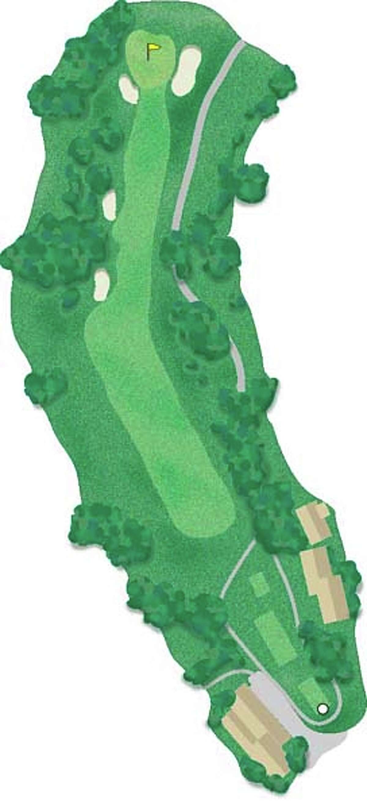 THE HOLE LAYOUT OF PEBBLE