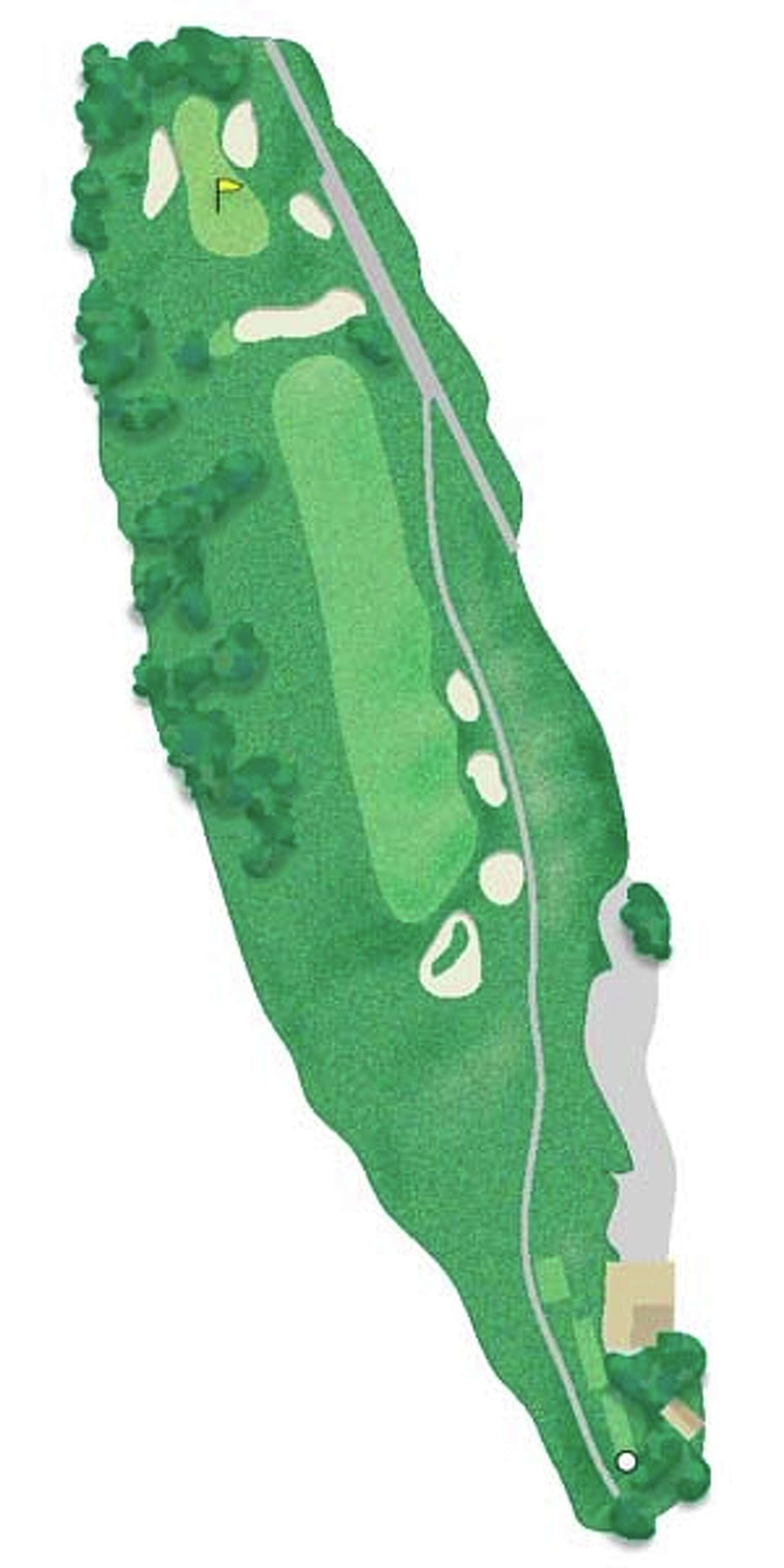 THE HOLE LAYOUT OF PEBBLE