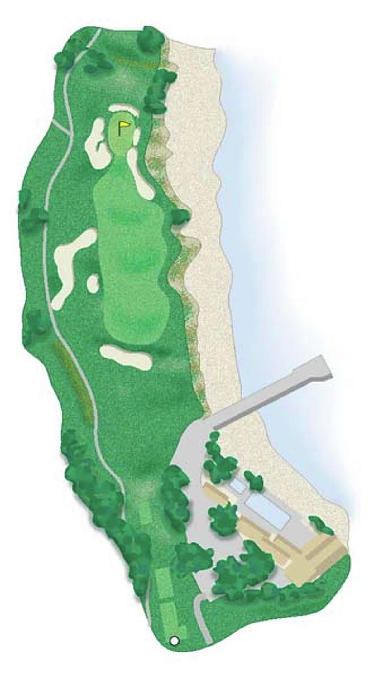 THE HOLE LAYOUT OF PEBBLE