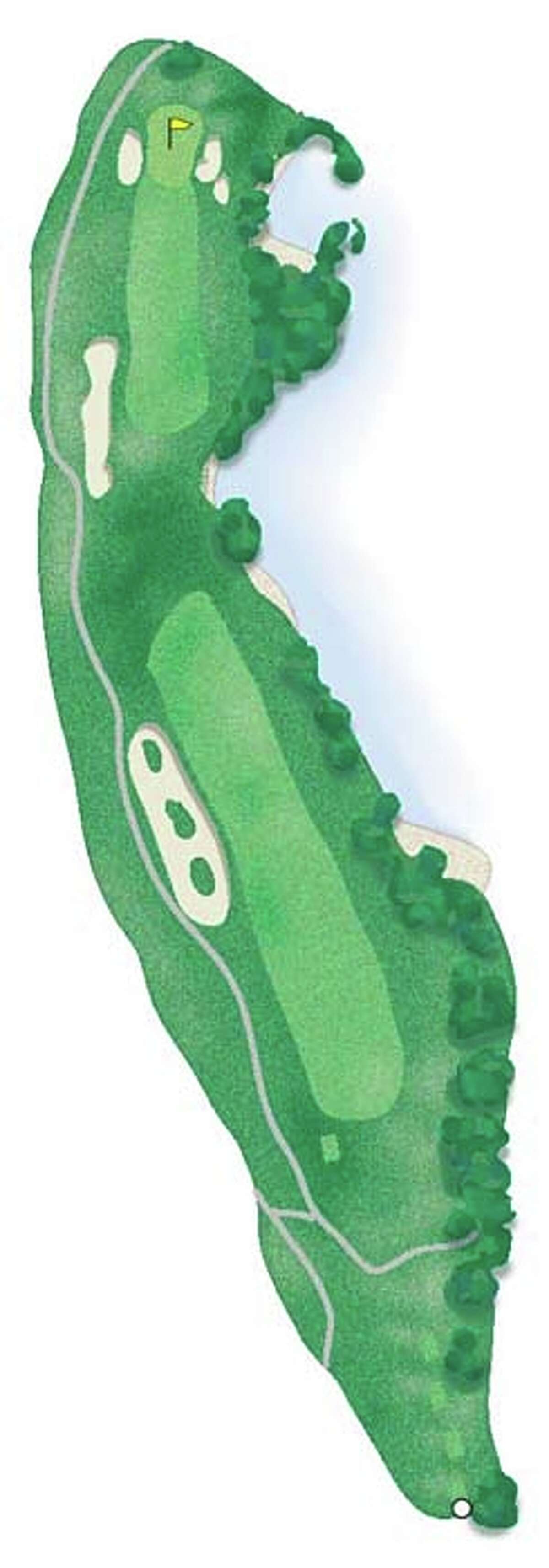 THE HOLE LAYOUT OF PEBBLE