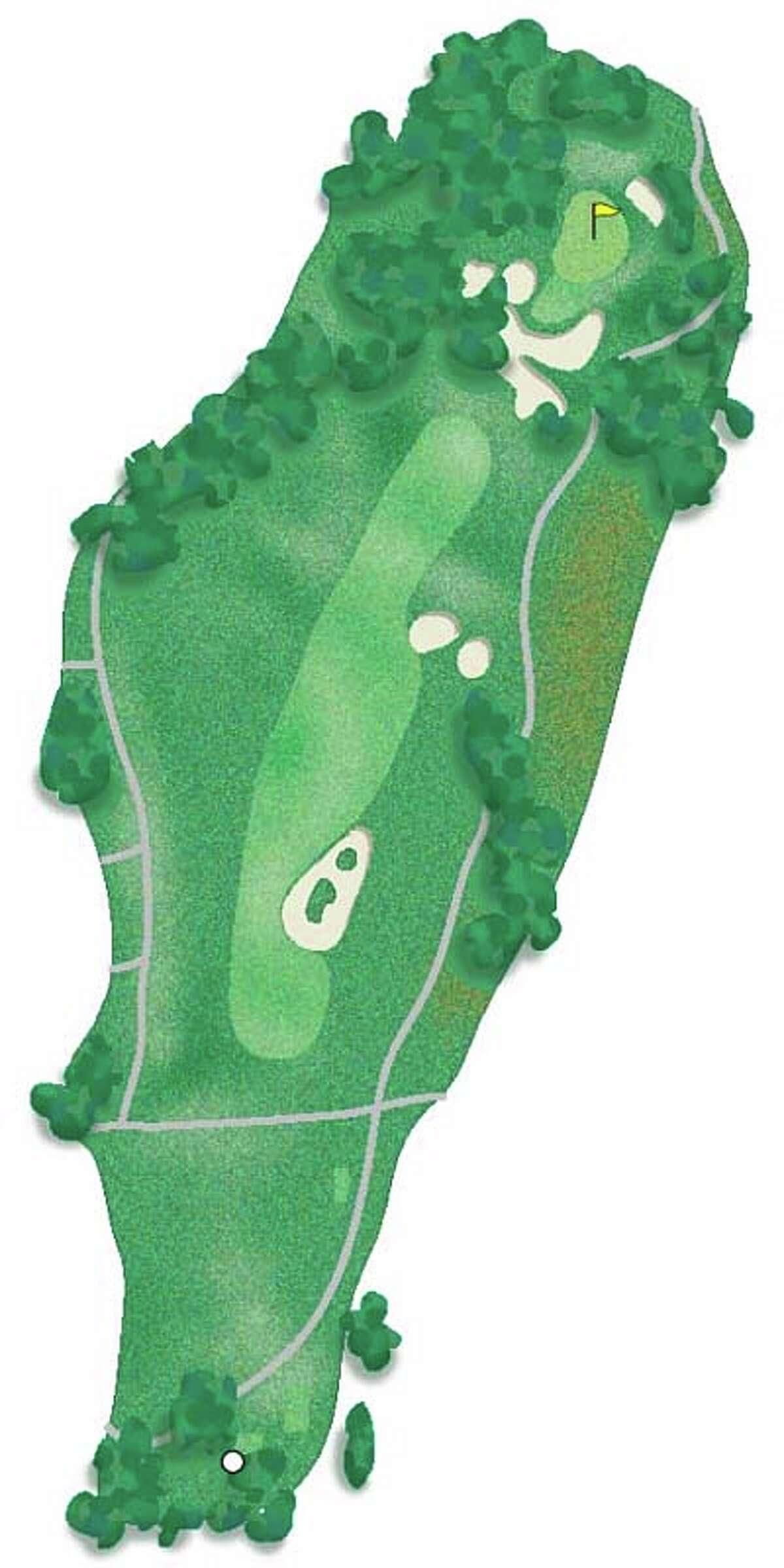 THE HOLE LAYOUT OF PEBBLE